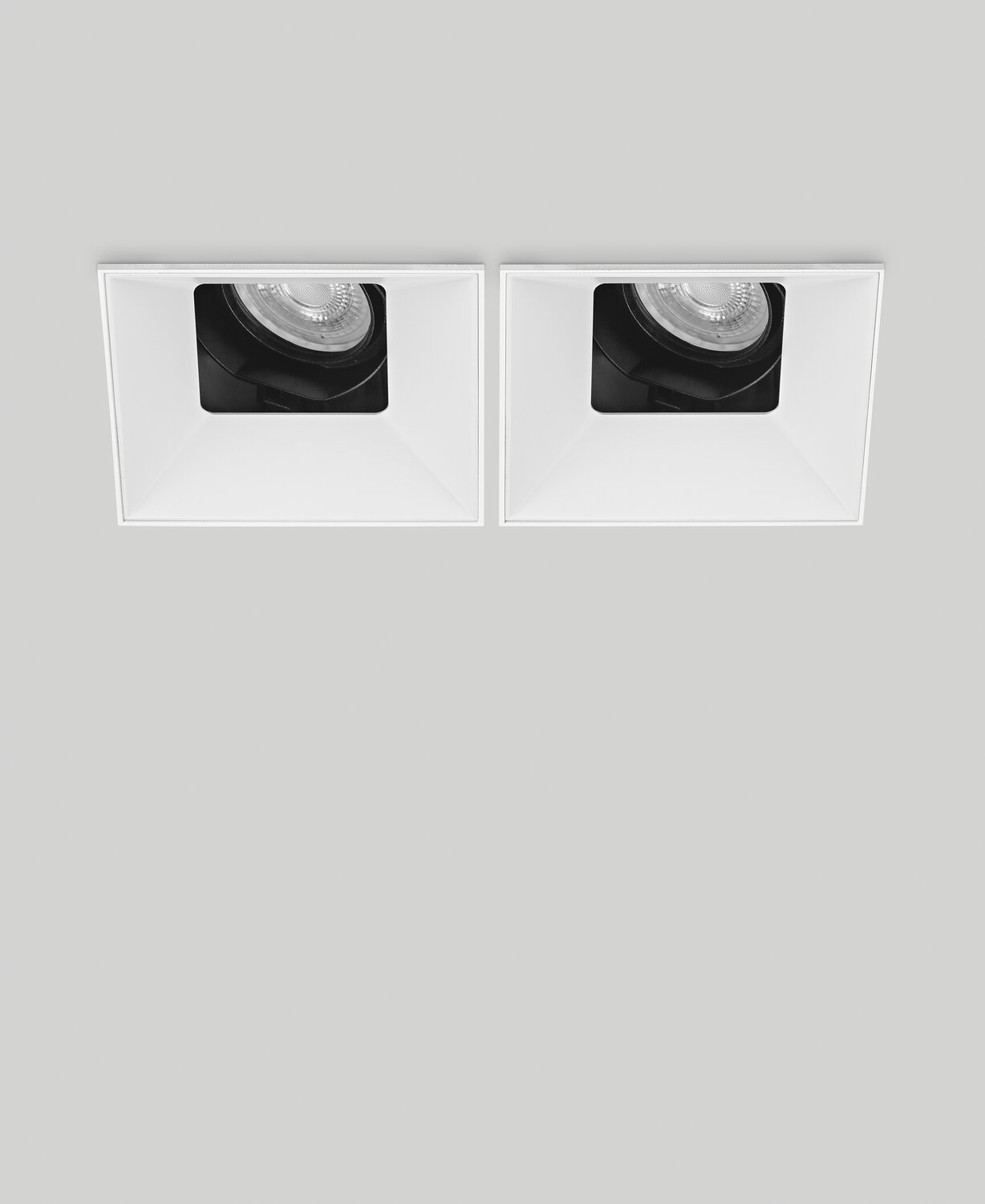 prediger.base p.116 Ausrichtbare GU10 Decken-Einbaustrahler QM 2er ...